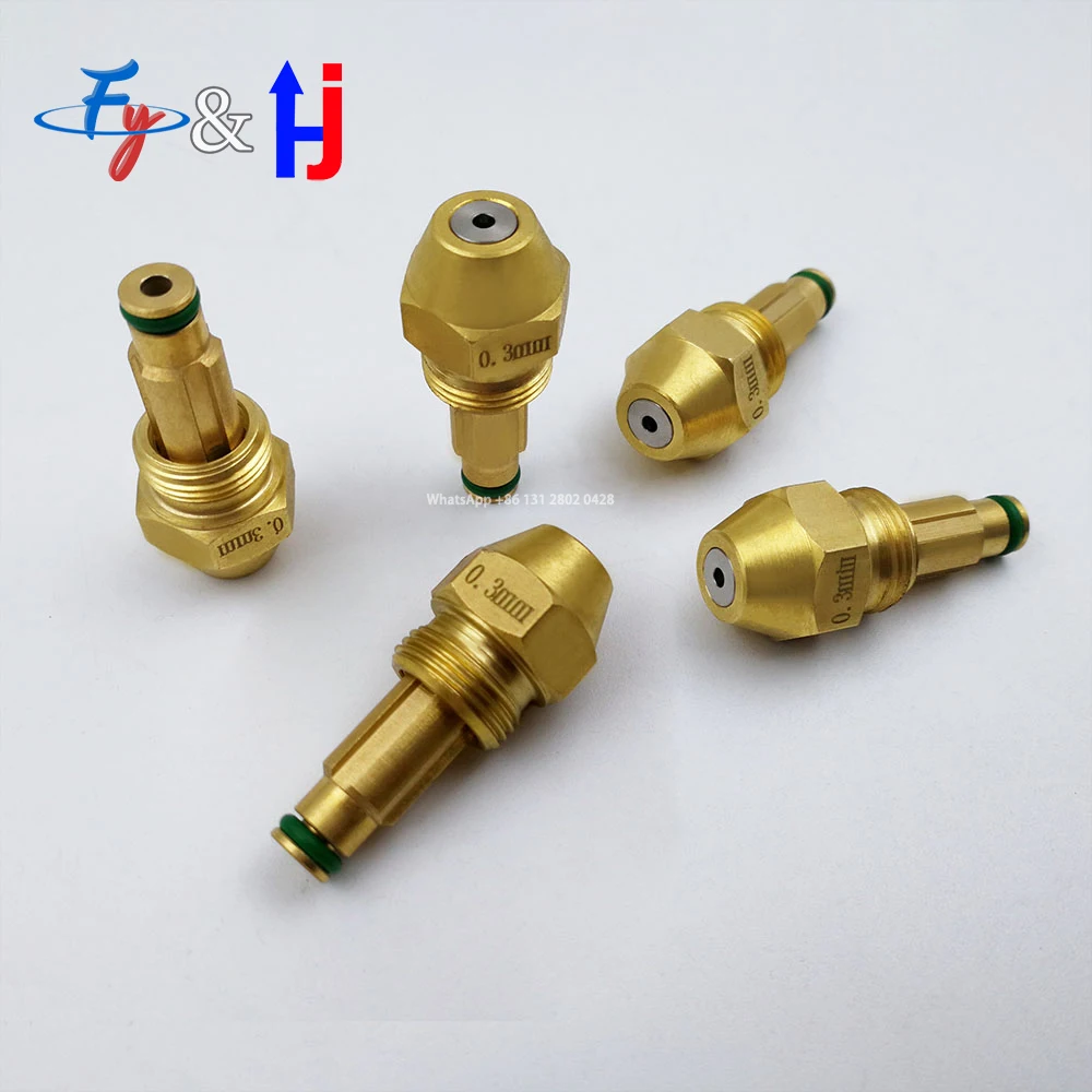 Brass Siphon Waste Oil Burner Nozzle, Diesel Heavy Fuel Jet, Cone Spray ...