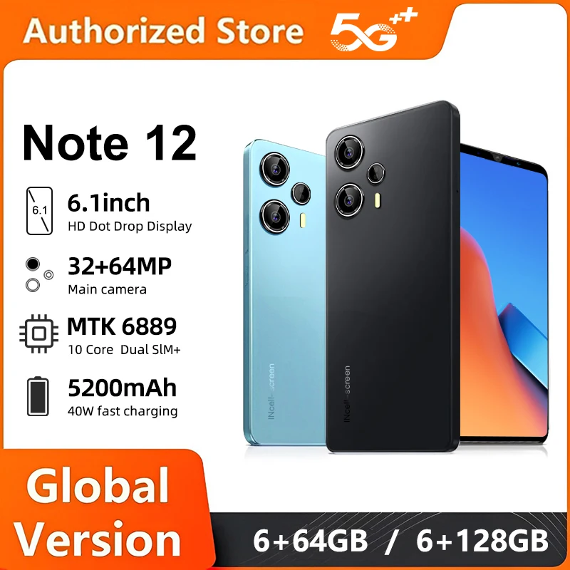 Note12-tel-fono-inteligente-versi-n-Global-dispositivo-con-Android-2024 ...