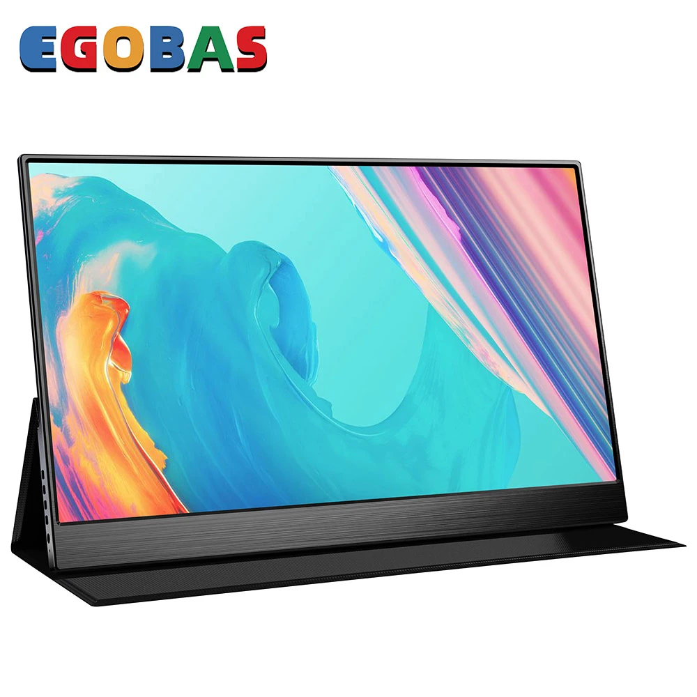 Egobas Portable Gaming Monitor Ultrathin 15.6inch Fhd Usbc Hdmi ...