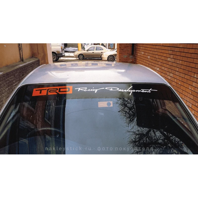 Car-sticker-strip-on-windshield-TRD-racing-development-tuning-Toyota ...