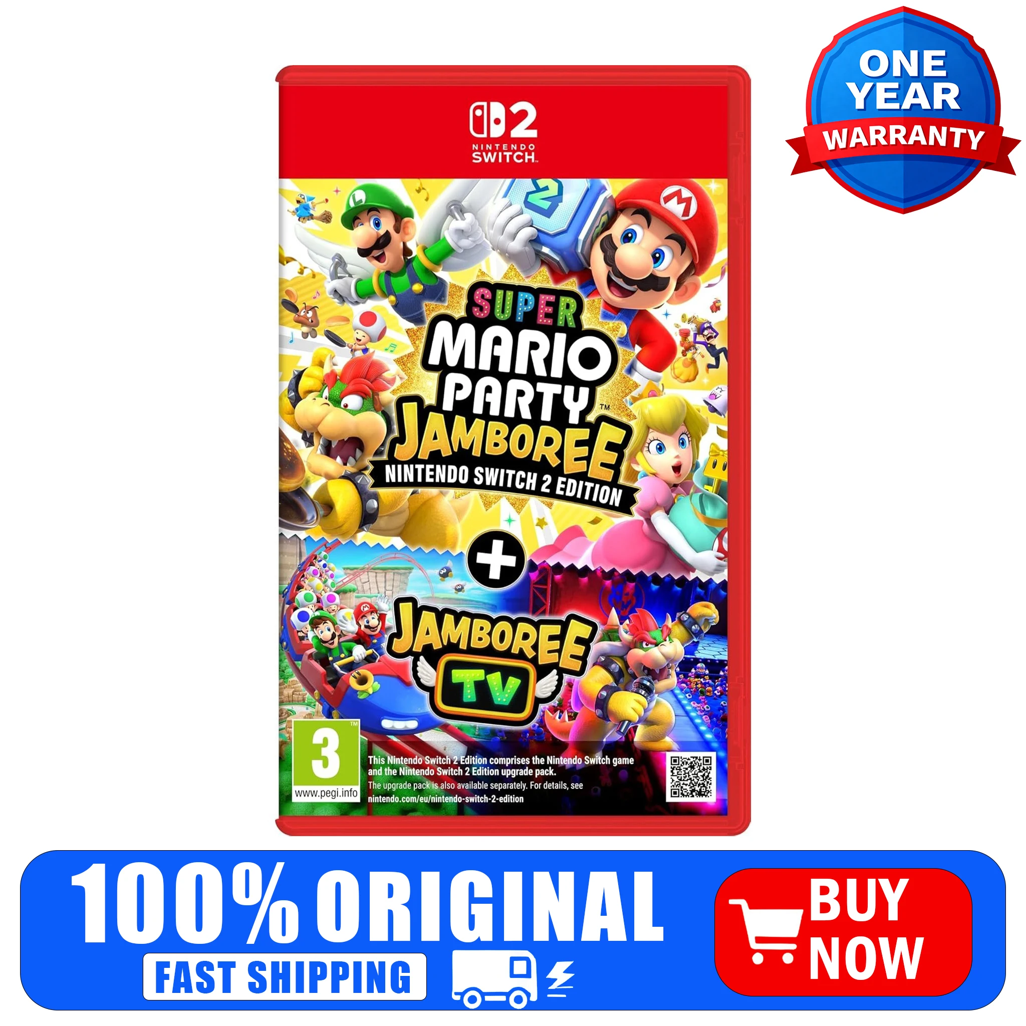 Nintendo Switch 2 -Super Mario Party Jamboree-Hong Kong Version ...