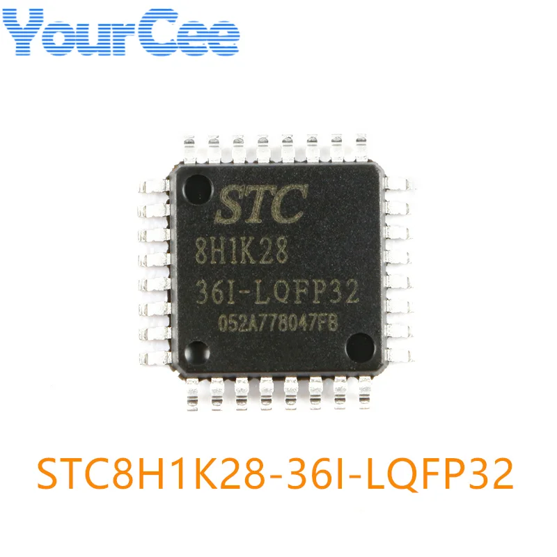 New-Original-STC-STC8H1K28-STC8H1K28-36I-LQFP32-8051-Single-Chip-IC ...