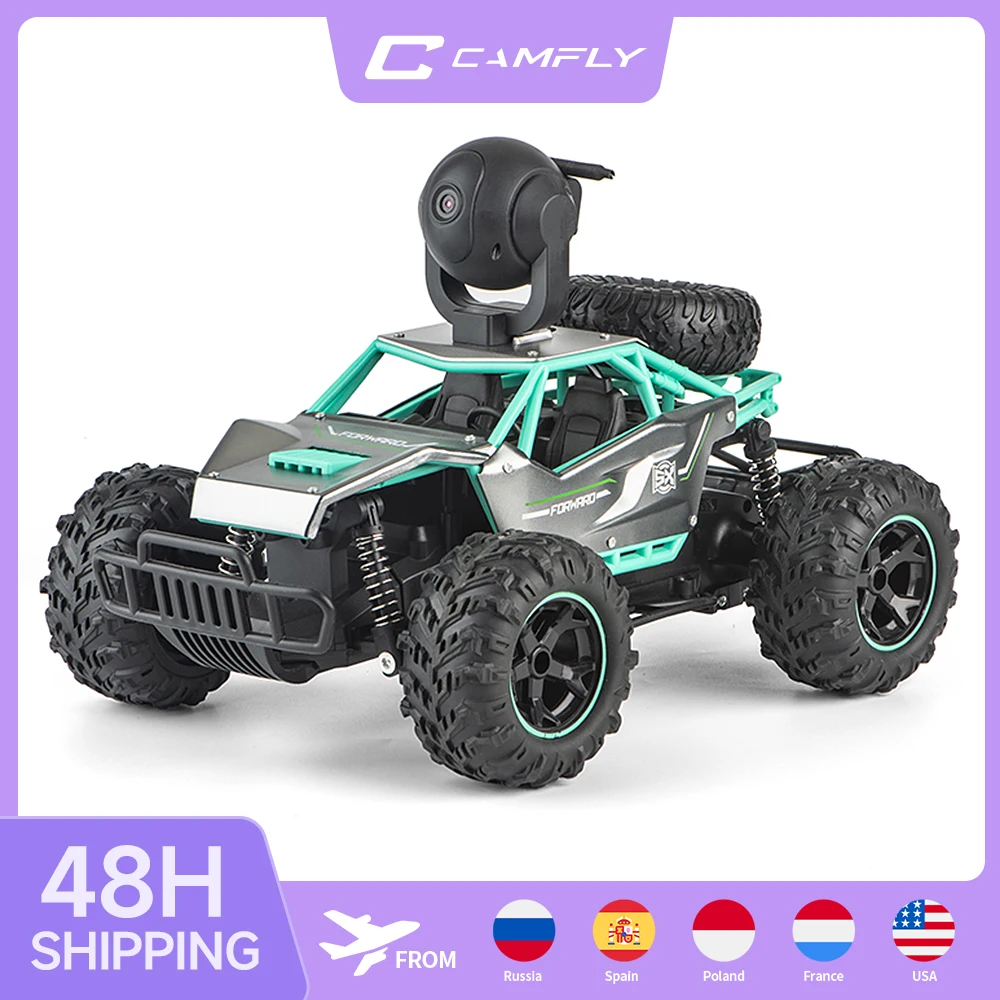 Camfly C039W 3 RC 자동차 1080P WIFI FPV HD 카메라 2.4G 4WD 오프로드 고속 등반 자동차 원격 ...