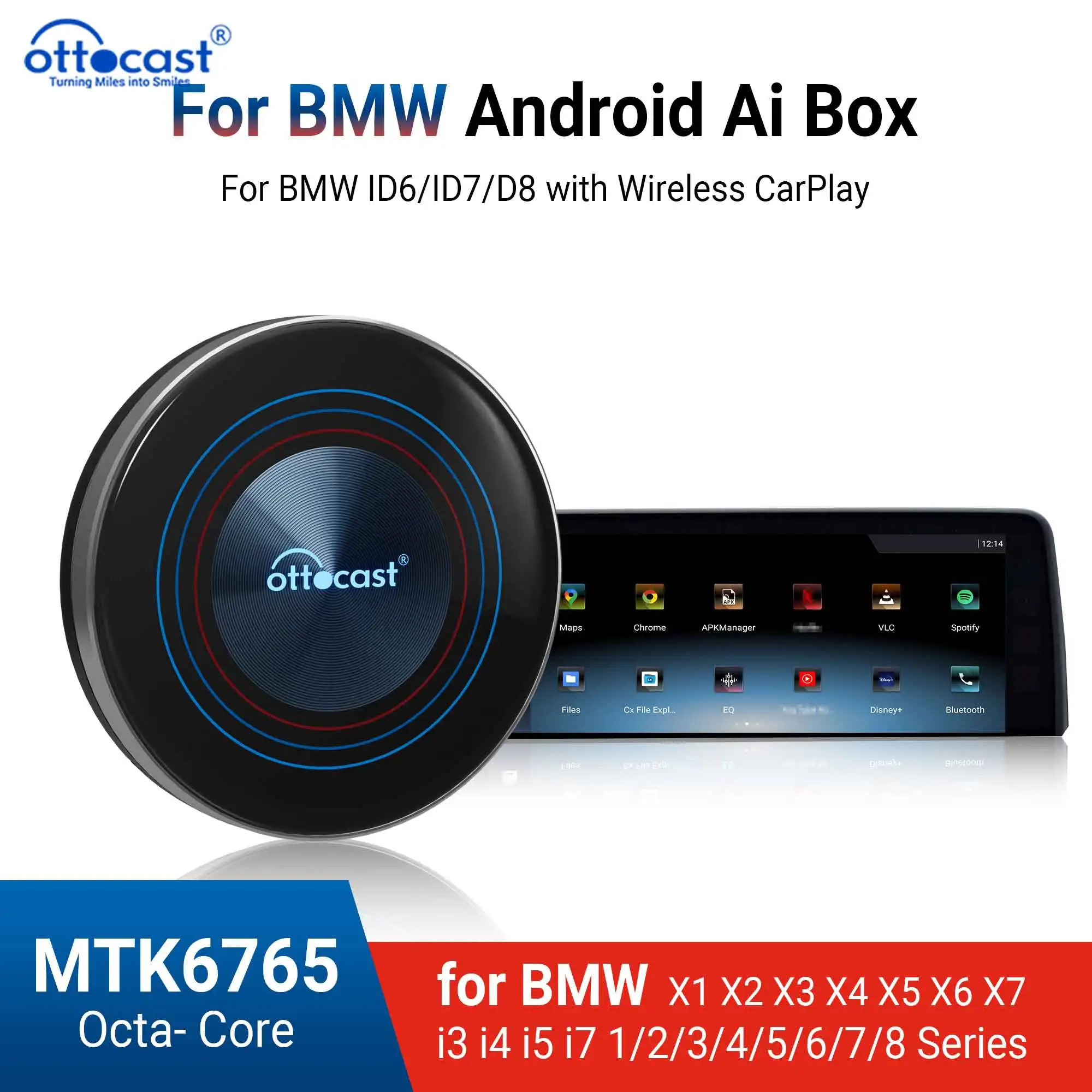 OTTOCAST-OttoAiBox-i3-Android-AI-Box-Wireless-CarPlay-TV-Box-for-Mini ...