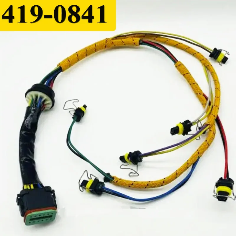 C9-Injector-Wiring-Harness-419-0841-215-3249-for-Caterpillar-CAT330C ...