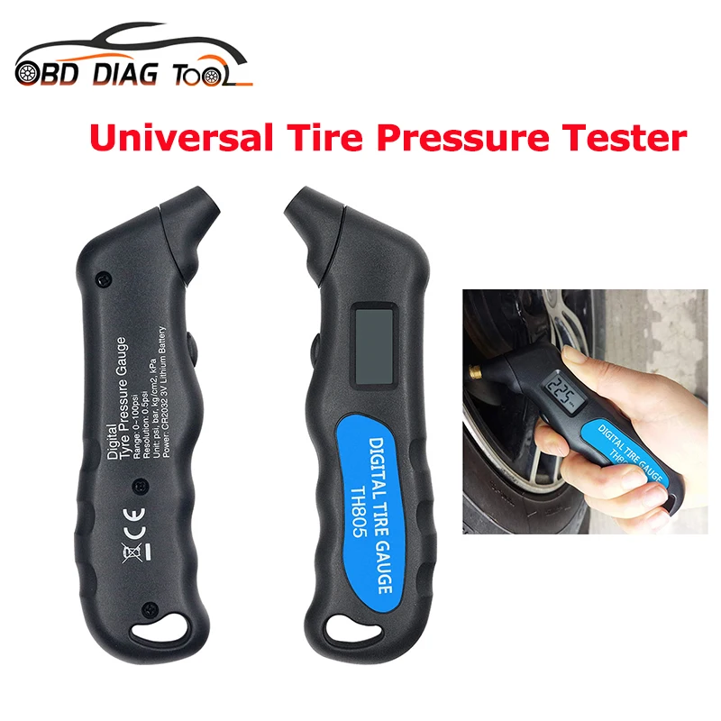 Universal TH805 Digital Car Tire Tyre Air Pressure Gauge Meter LCD ...