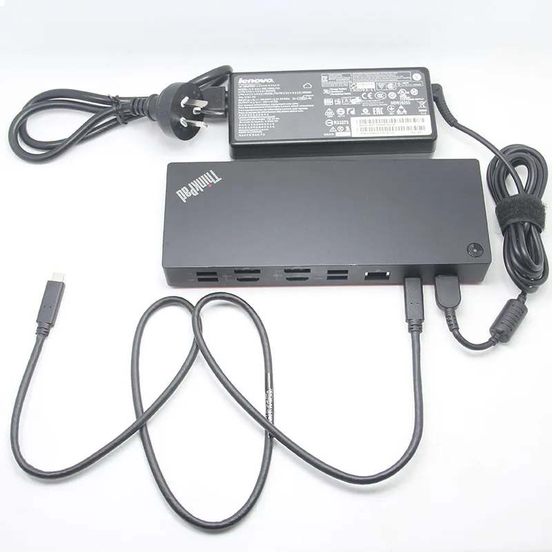 Aplicável a lenovo thinkpad híbrido USB C doca 40af dud9011d1 usando o ...