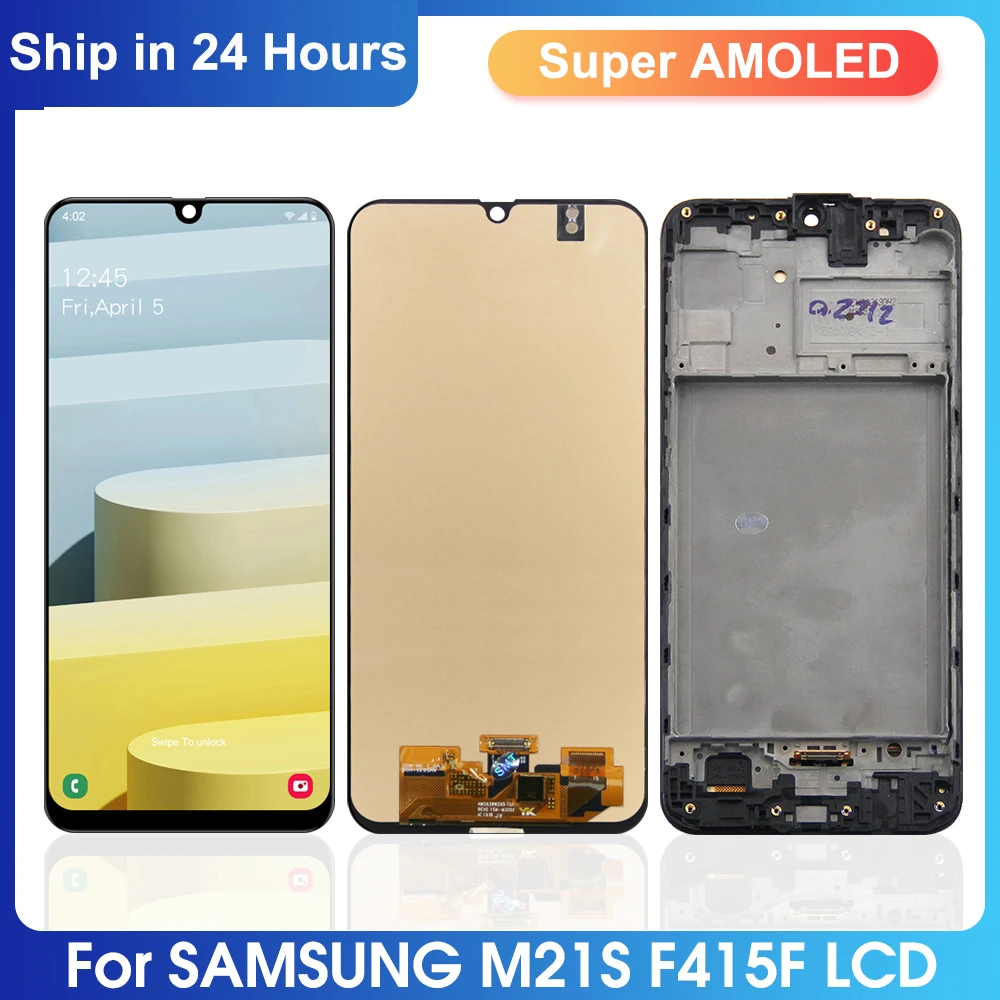 Tela-AMOLED-M21S-Com-Moldura-Display-LCD-Substitui-o-Da-Tela-Sens-vel ...