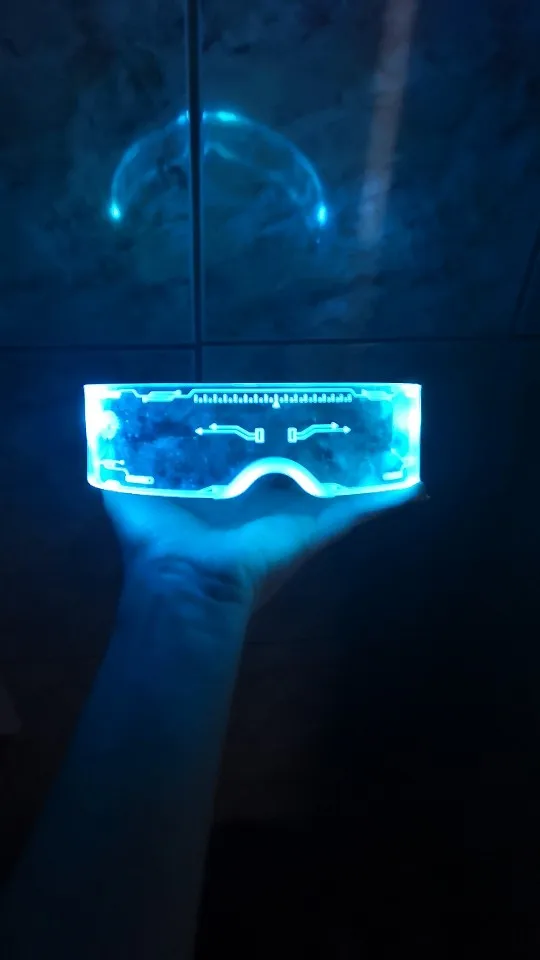 Солнцезащитные очки со светодиодной подсветильник кой, UV400 | AliExpress