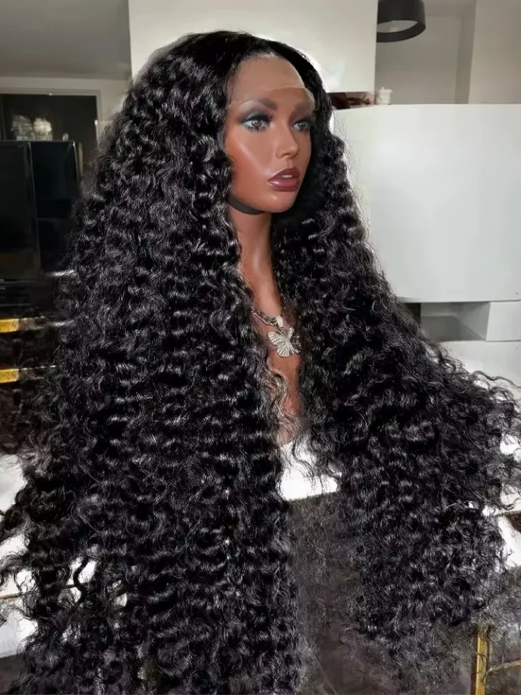 YKB Curly Wigs Human Hair HD 13X6 Lace Frontal Wig 30 40 Inch 14x4 Raw ...