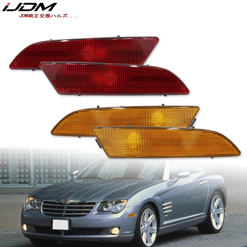 iJDM-Front-Rear-Bumper-Side-Marker-Lamps-Housings-For-Chrysler ...