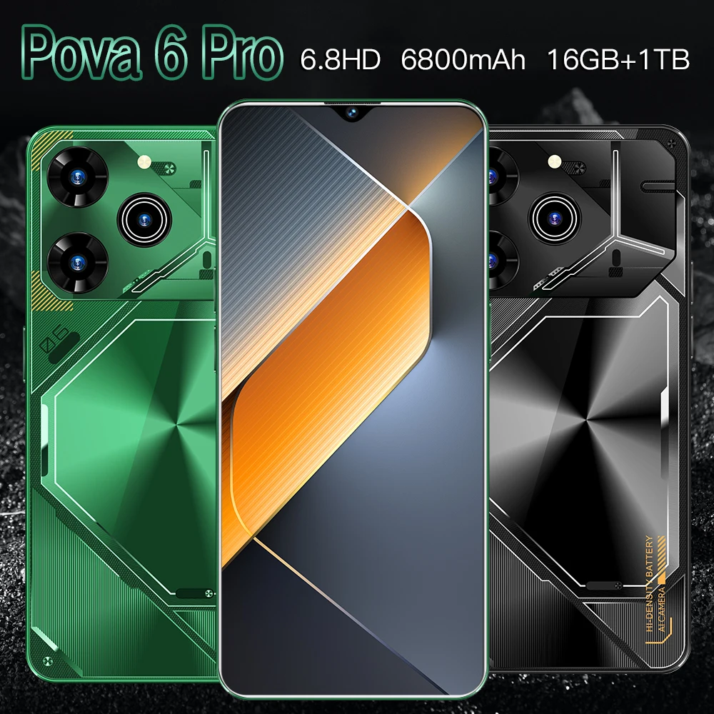Novo-smartphone-pova-6-pro-tela-cheia-de-6-8-polegadas-4g-5g-16tb-1tb ...
