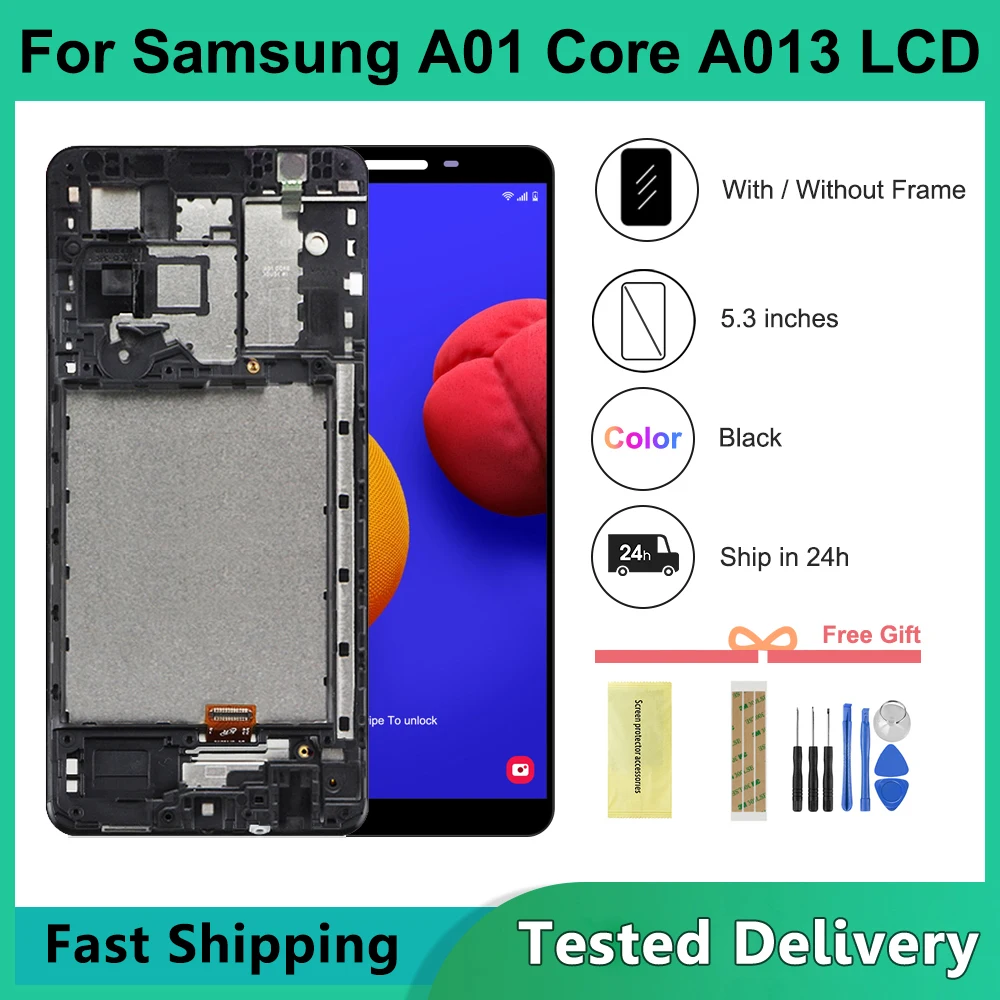 For Samsung A01 core LCD SM-A013G A013F A013G A013M/DS LCD Display ...