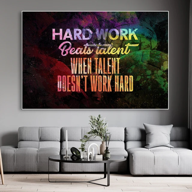Motivational Poster Hard Work