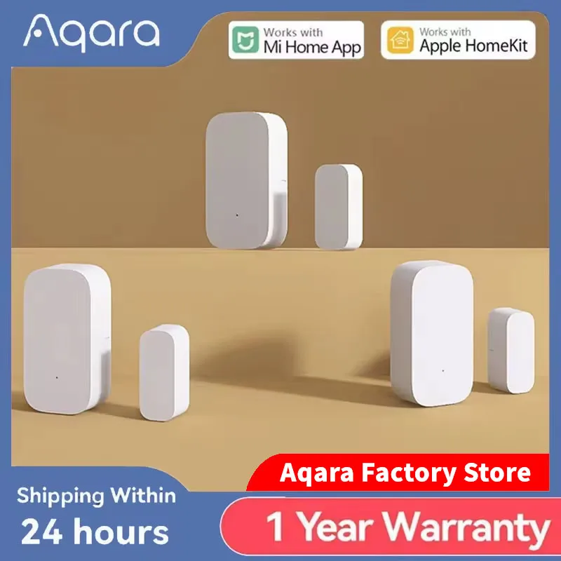 Aqara-Door-Window-Sensor-Zigbee-Wireless-Connection-Alarm-Smart-Mini ...