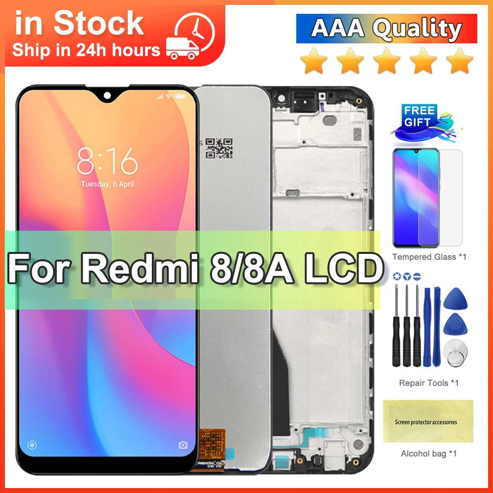 6-22-For-Xiaomi-Redmi-8-LCD-Screen-Display-Touch-Panel-Digitizer-With ...