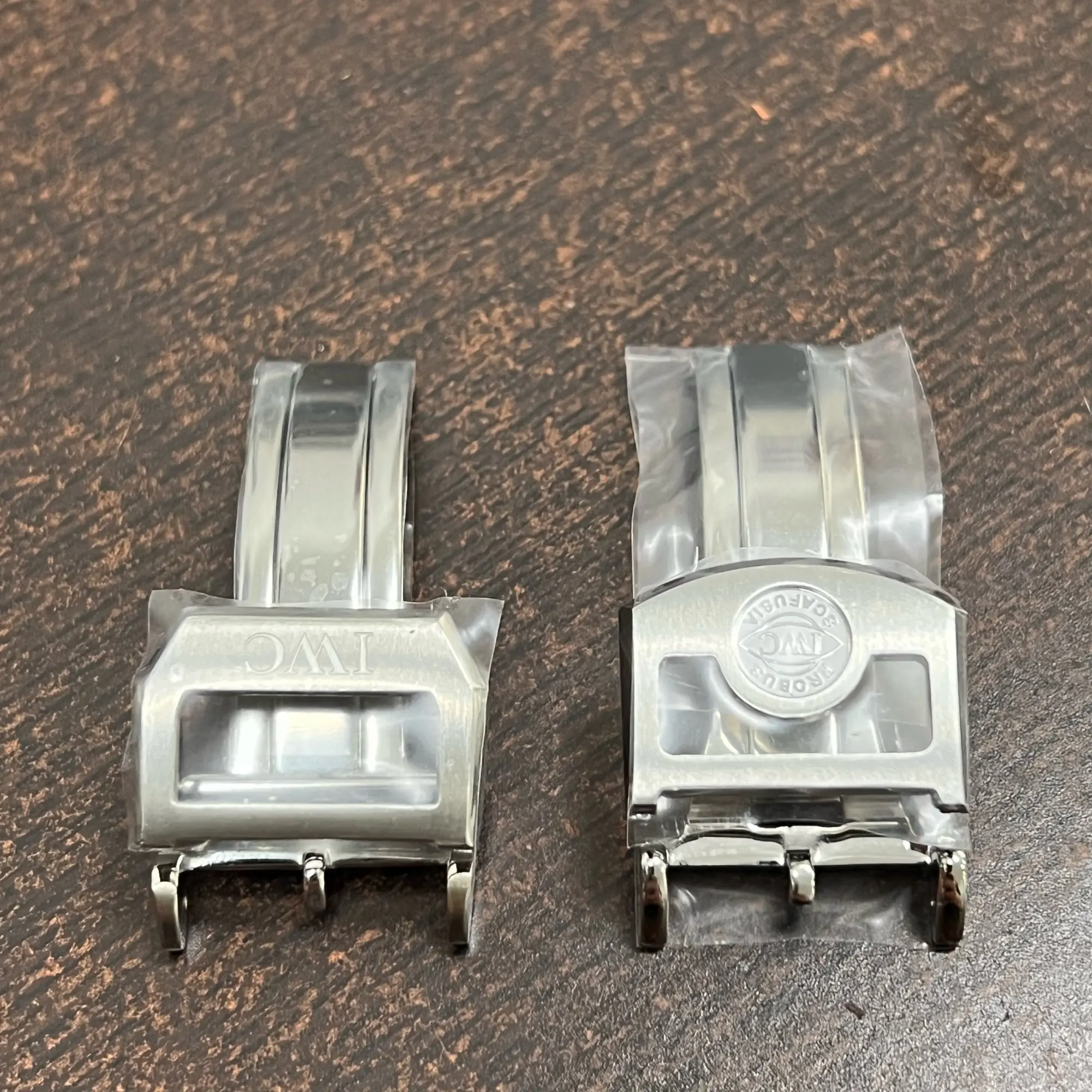 Silver Butterfly Folding Buckle For IWC – Stainless Steel | Parts For ...