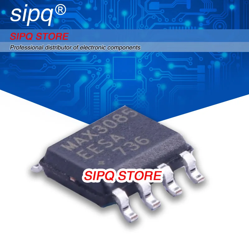 10/PCS MAX3085EESA MAX3085 SOP8 Fail Safe, High Speed Transceivers ...
