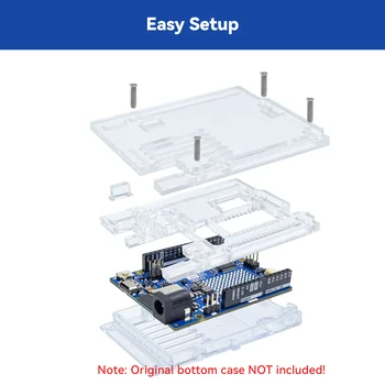 SunFounder Transparent Acrylic Case Compatible with Arduino UNO R4 WiFi ...