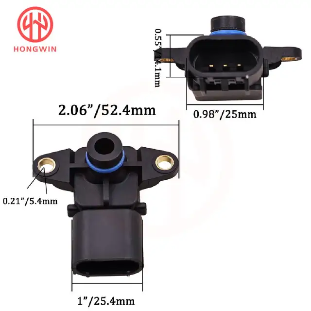 Dodge Ram Map Sensor Hitachiu00ae PRS0001 - Manifold Absolute Pressure ...