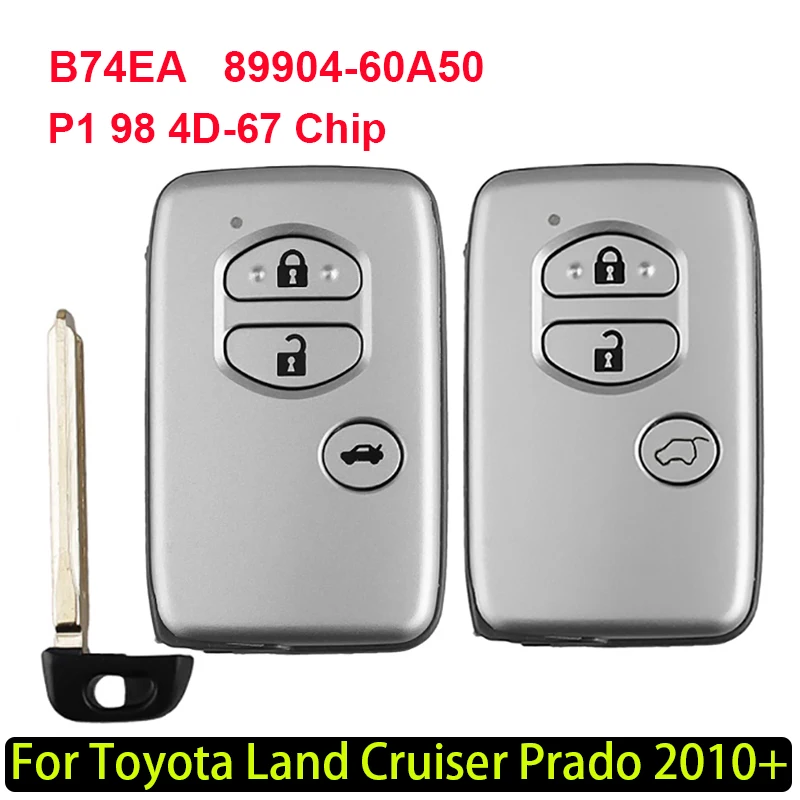 Cn007174 3 Button B74ea Aftermarket Smart Key For Toyota Land Cruiser ...