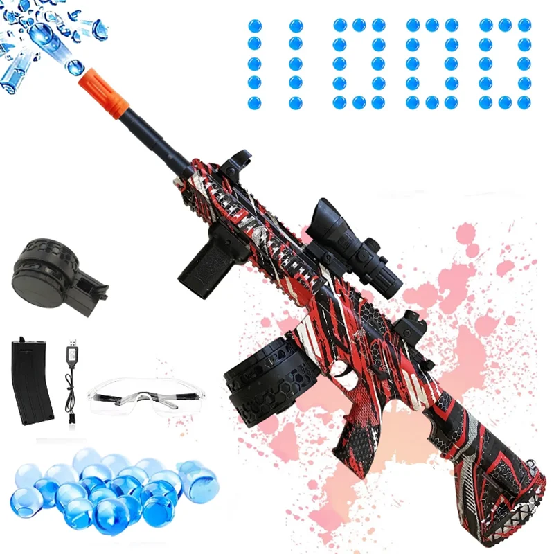 Electric-Gel-Bal-Gun-Toy-Gun-M416-Gel-Eco-FriendlyBall-gun-Automatic ...