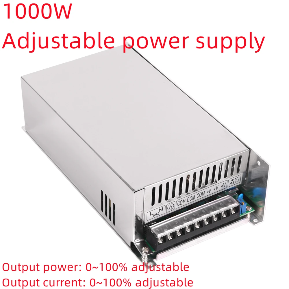 1000W Adjustable Power Supply 0 12V 15V 24V 30V 36V 48V 60V 72V 85V 90V 110V 150V 110/220V Ac To ...