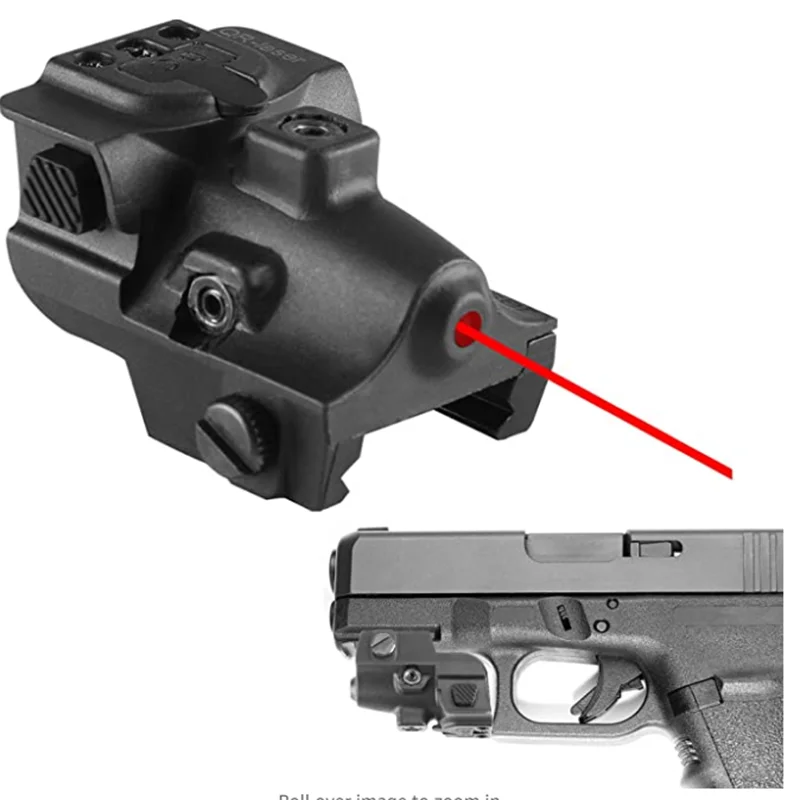 Tactical Red Dot Laser Sight Picatinny Rail for Handguns Rifles with ...