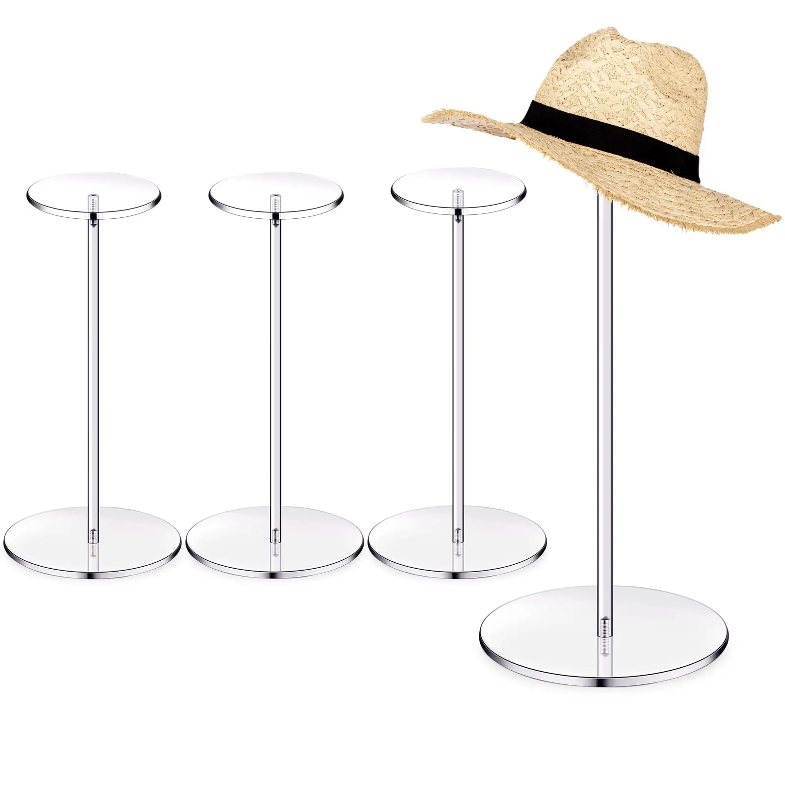Acrylic-Hat-Display-Stand-Multipurpose-Storage-Bracket-Headdress ...