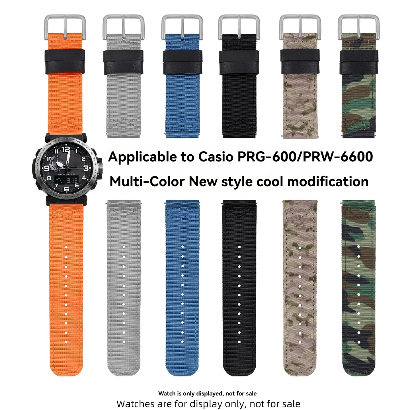 23mm Quick Release Strap for Casio Protrek PRW-6900 PRW-6800 PRG-601 ...