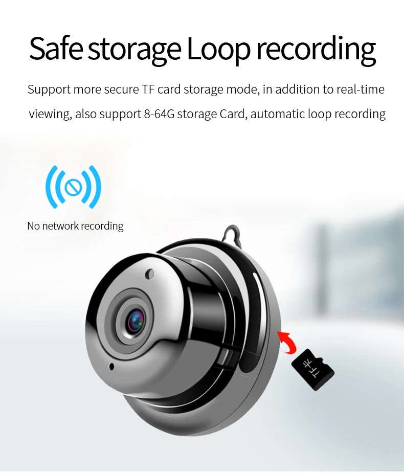 Caméra miniature,Mini caméra de surveillance intérieure IP WiFi HD ...