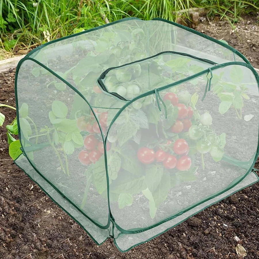 Foldable Plant Protector Mesh Cover Anti-frost Plants Greenhouses ...