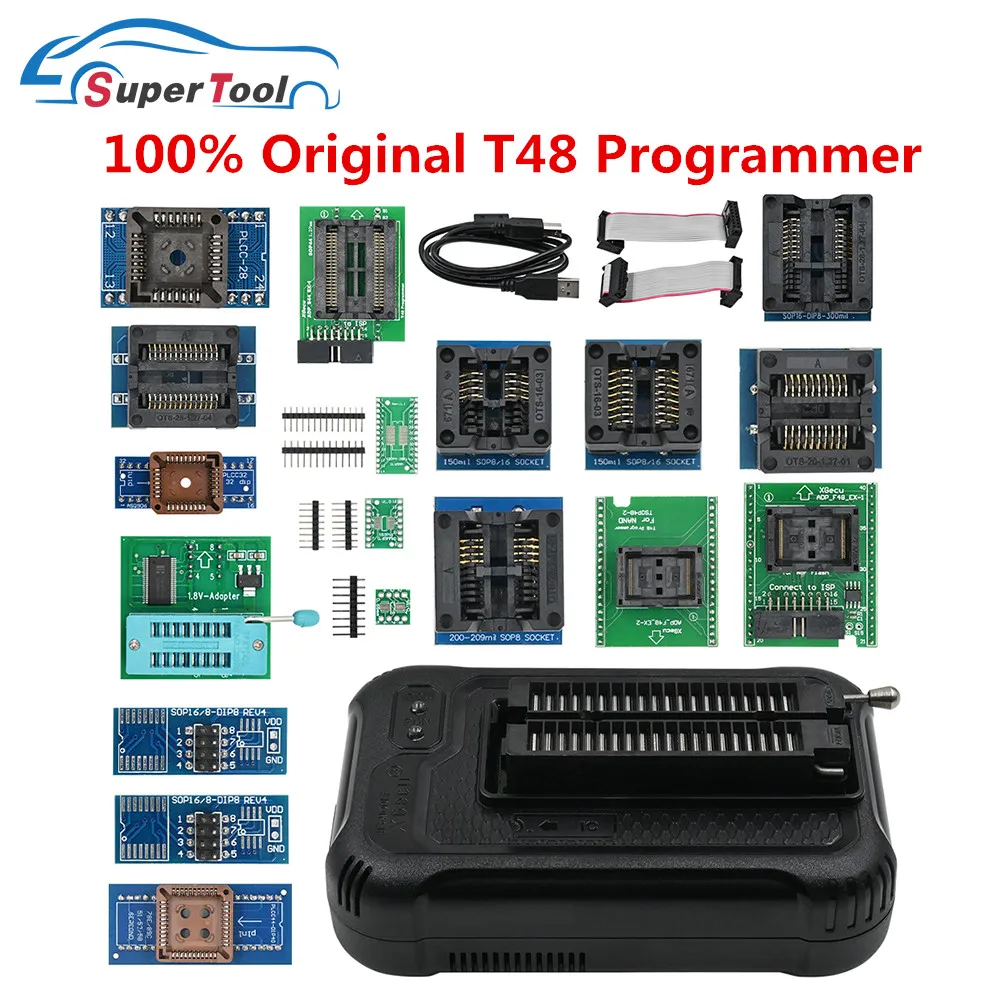 Universal-XGecu-T48-With-Full-set-20-adapters-Support-34000-ICs-EPROM ...