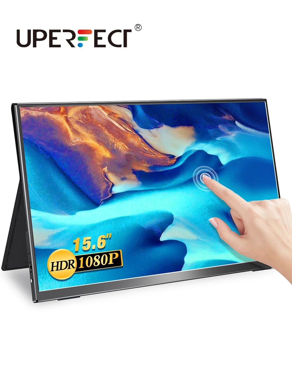 Monitor portátil UPERFECT tela sensível ao toque de 15,6 polegadas jogo ...