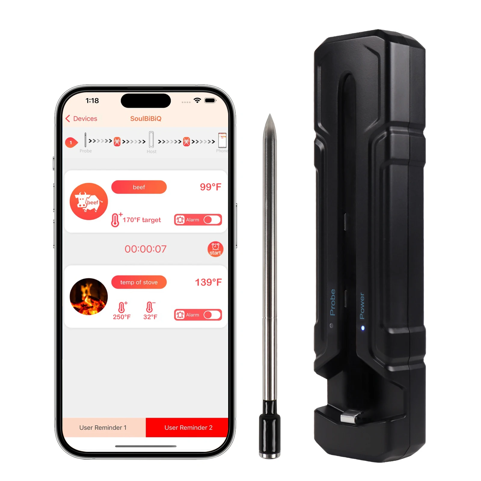 Smart-Wireless-Meat-Thermometer-Food-Steak-Digital-Bluetooth-Barbecue ...