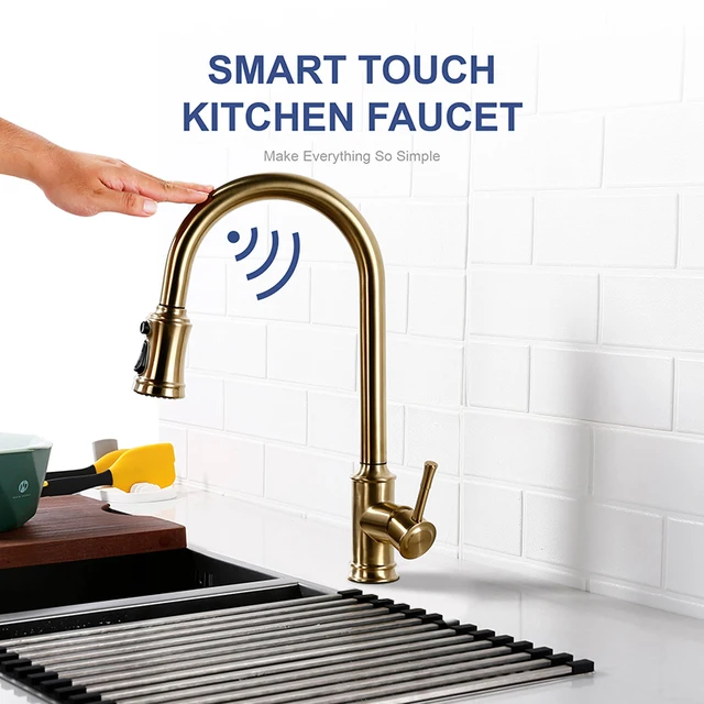 SmartFlow Touch-Control Kitchen Faucet - FaucetBazaar 1