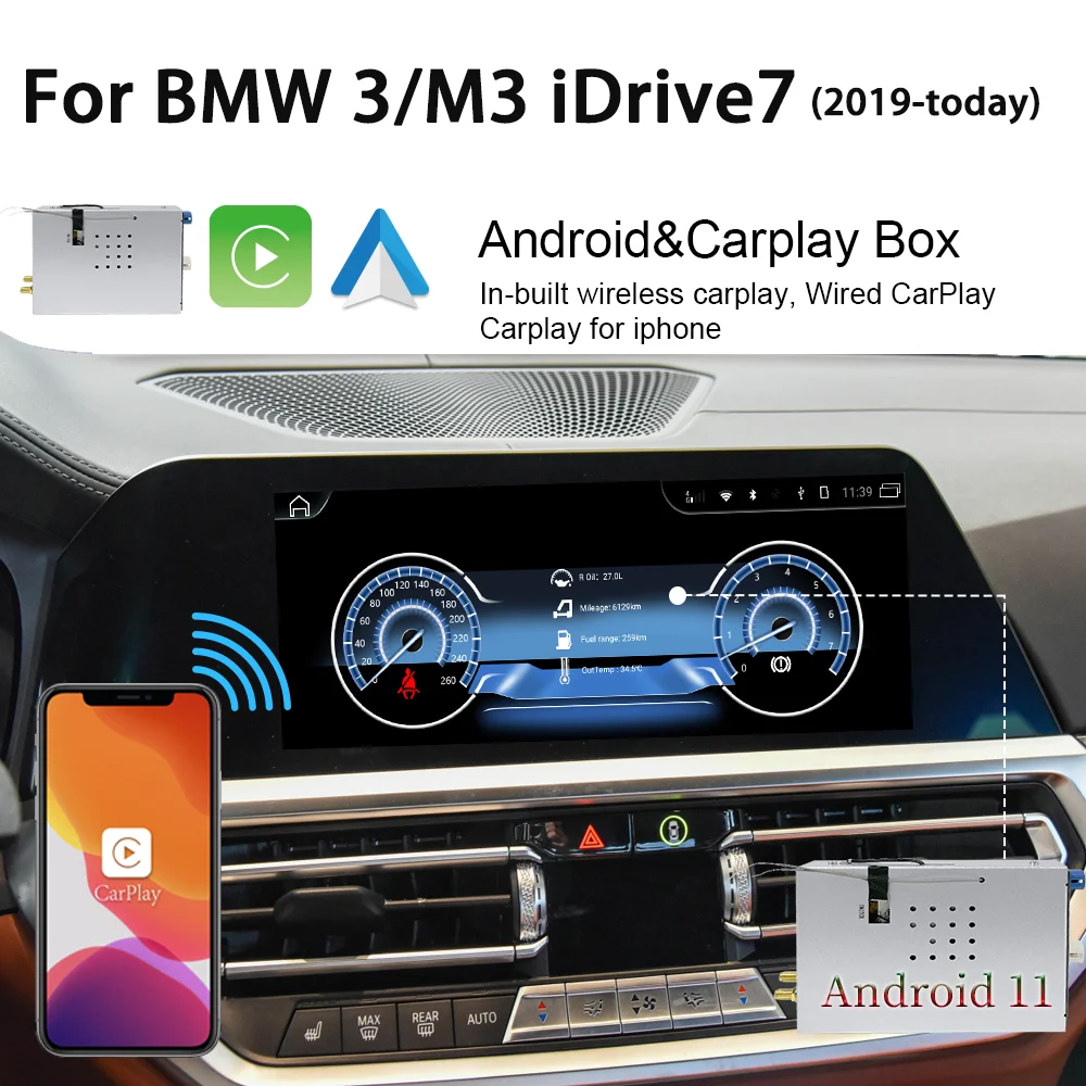 wit up Carplay box Android box Mini carplay box AI Carplay for 2020 BMW ...