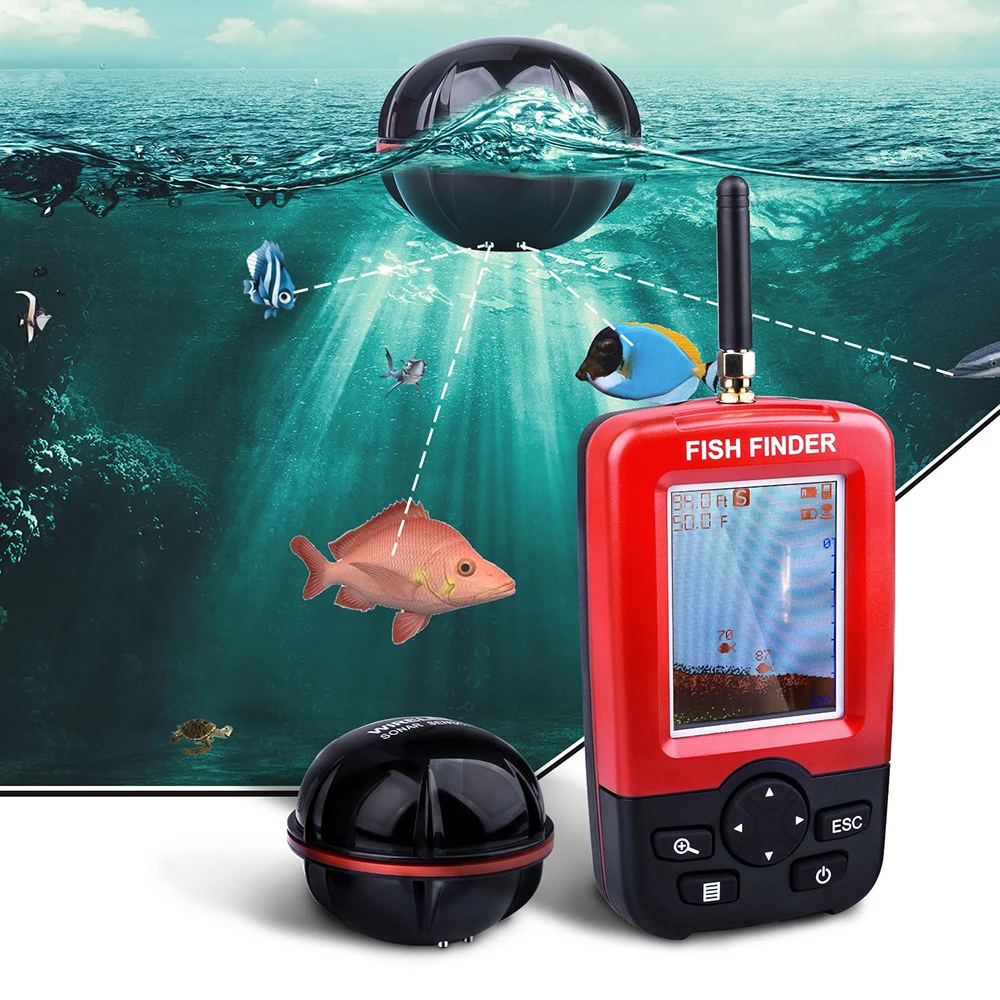 Rechargeable-Wireless-Sonar-for-Fishing-45M-Water-Depth-Echo-Sounder ...