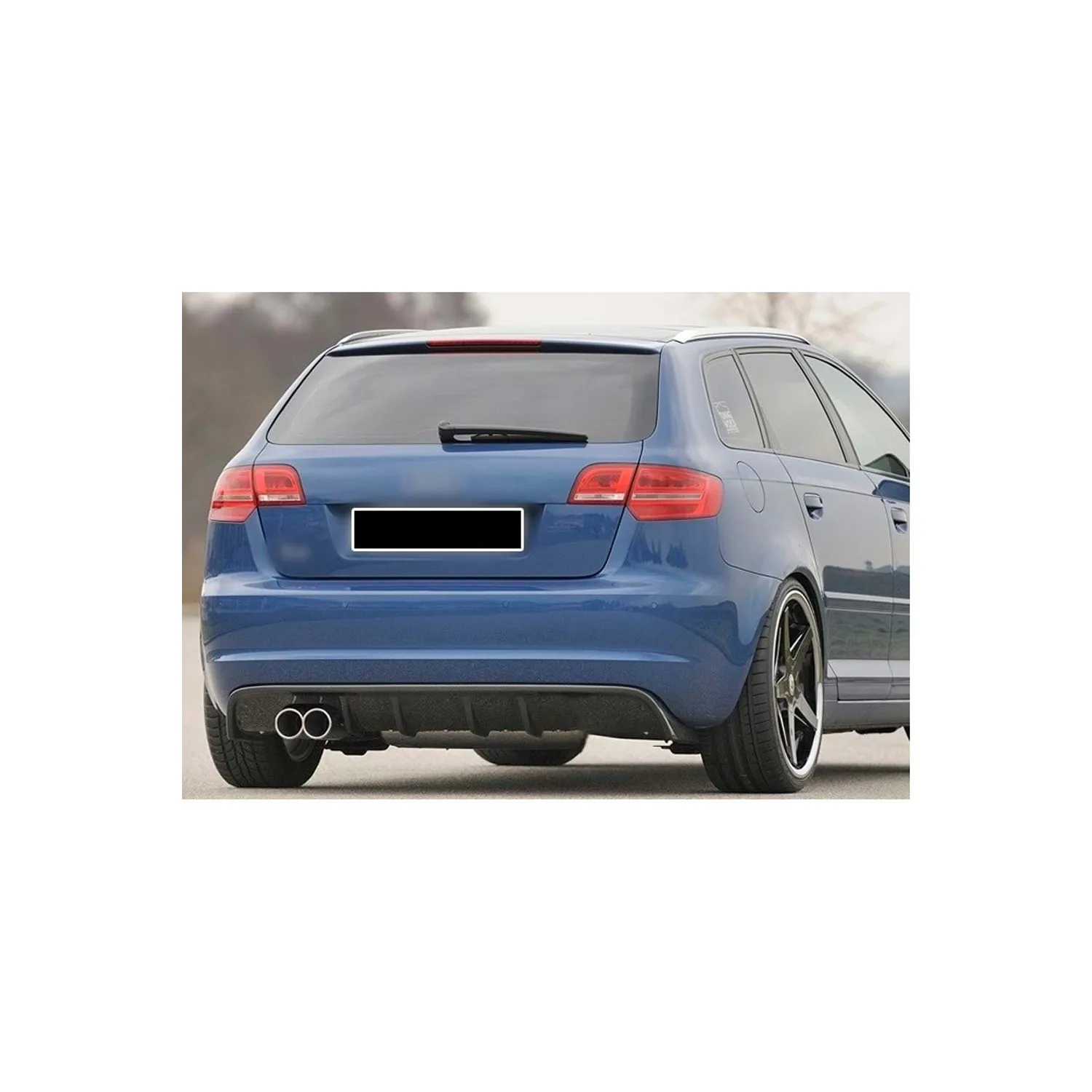 Diffuser-For-Audi-A3-8P-4-Door-S3-Rear-Additional-2008-2009-2010-2011 ...