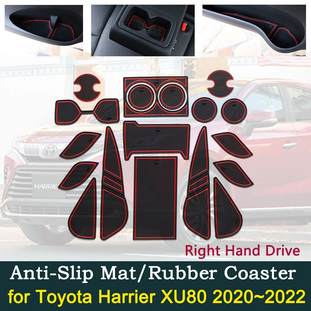 Anti-slip Car Door Rubber Cup Cushion For Toyota Harrier Xu80 Venza ...