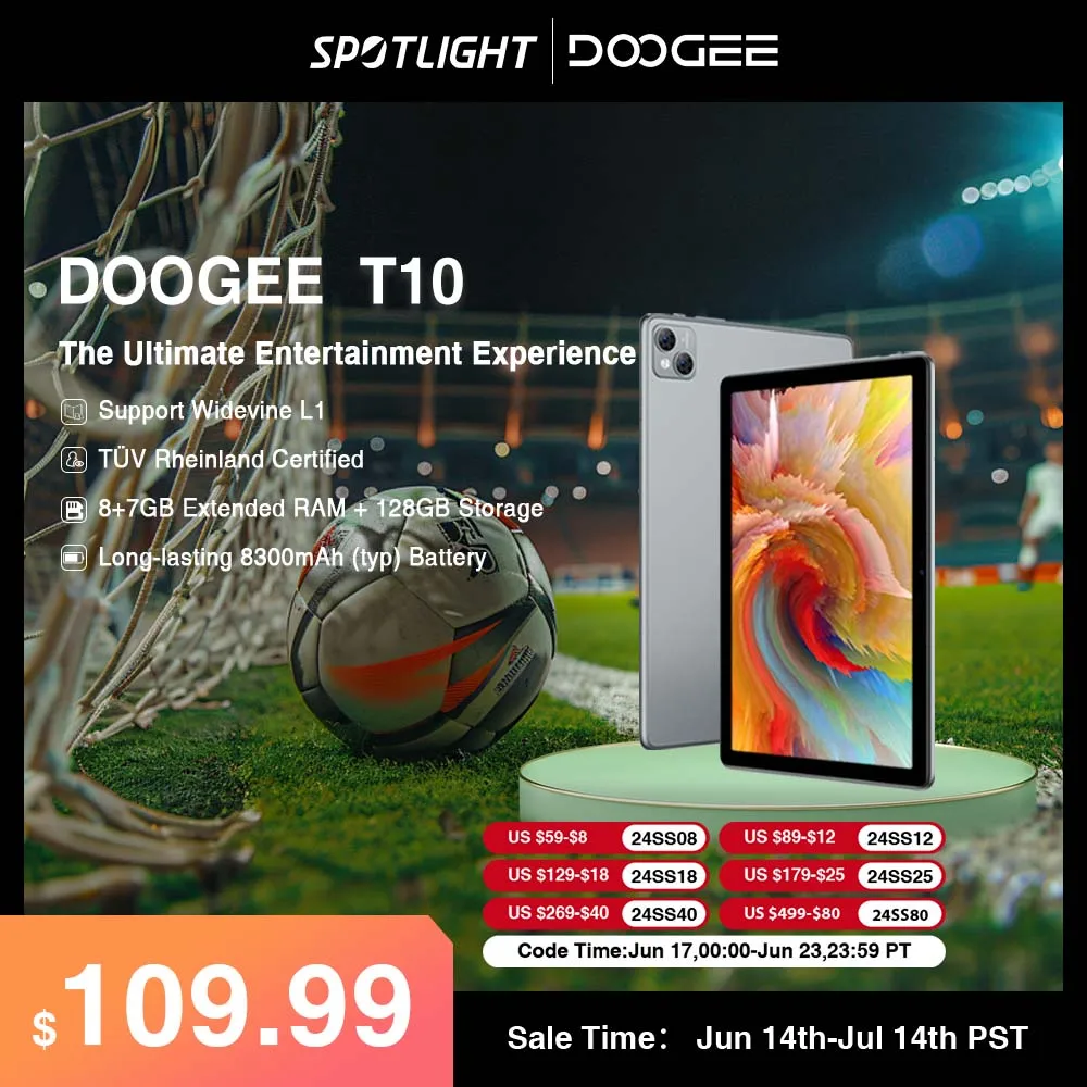 World-Premiere-DOOGEE-T10-Tablet-Pad-8GB-7GB-RAM-Octa-Core-8300mAh ...