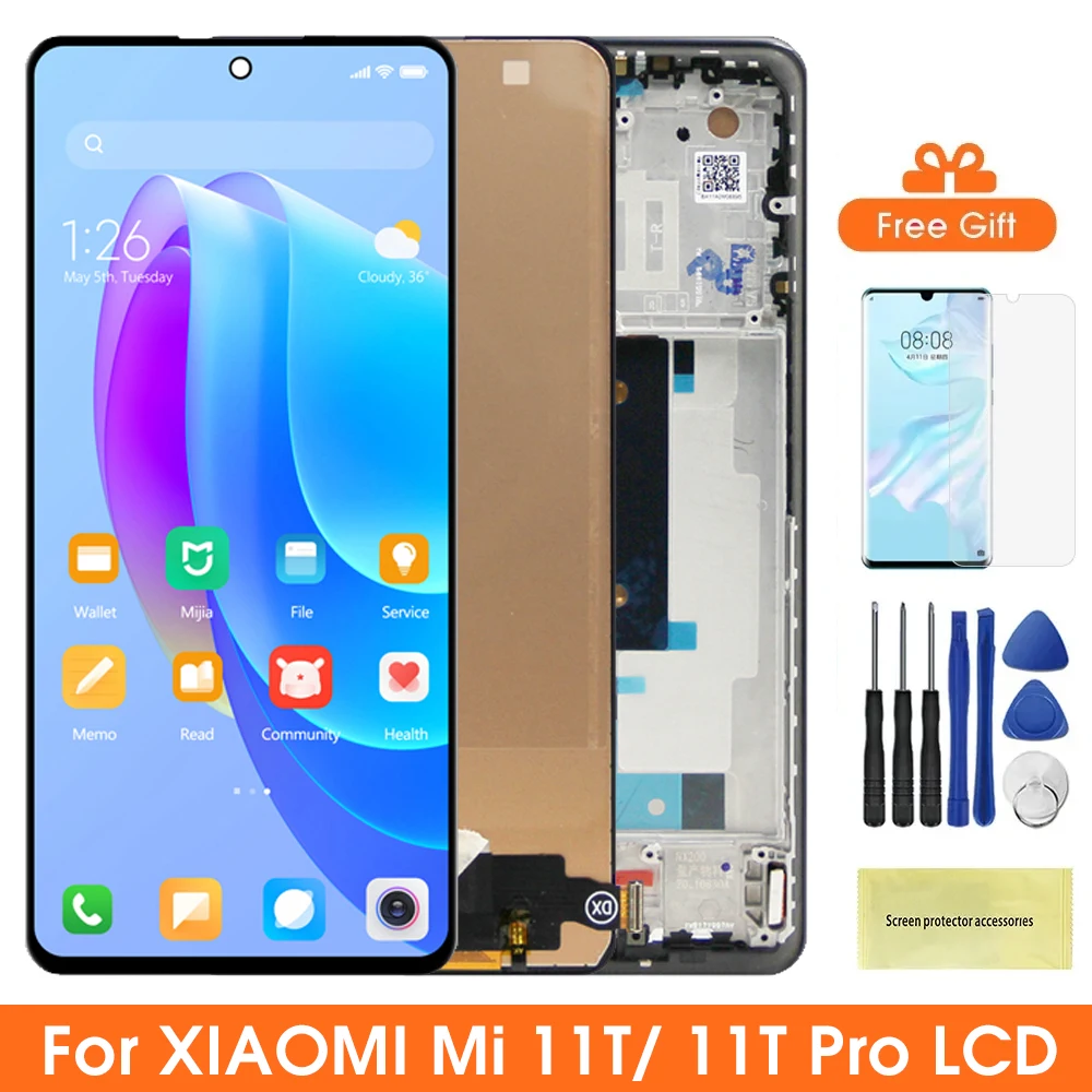 6-67-Xiaomi-11T-Pro-2107113SG-2107113SI-Lcd-Display-Digital-Touch ...