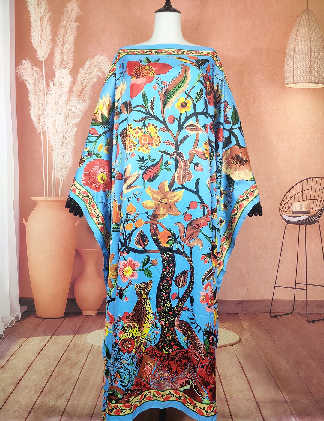 American Popuar Summer Women's Bikini Silk Beach Cover up Oversize ...