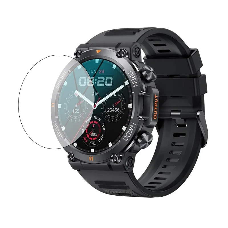 Protetor-de-tela-macio-TPU-Smart-Watch-Clear-Protective-Film-Guard-para ...