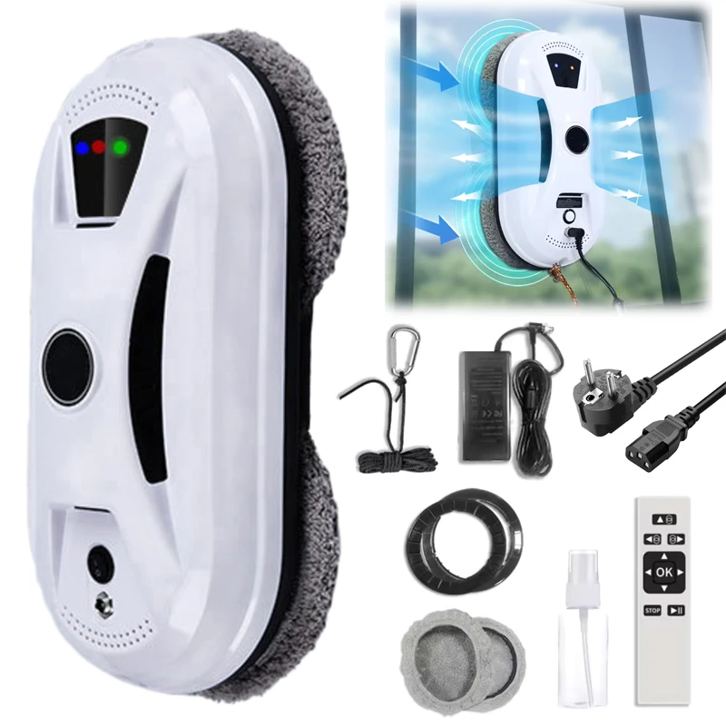 2800Pa Ultra Thin Robot Vacuum Cleaner Window Cleaning Robot Window ...