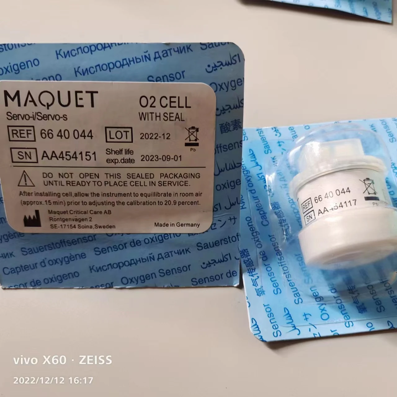 8 pces 6640044 maquet o2 senor para servo i/s| | - AliExpress