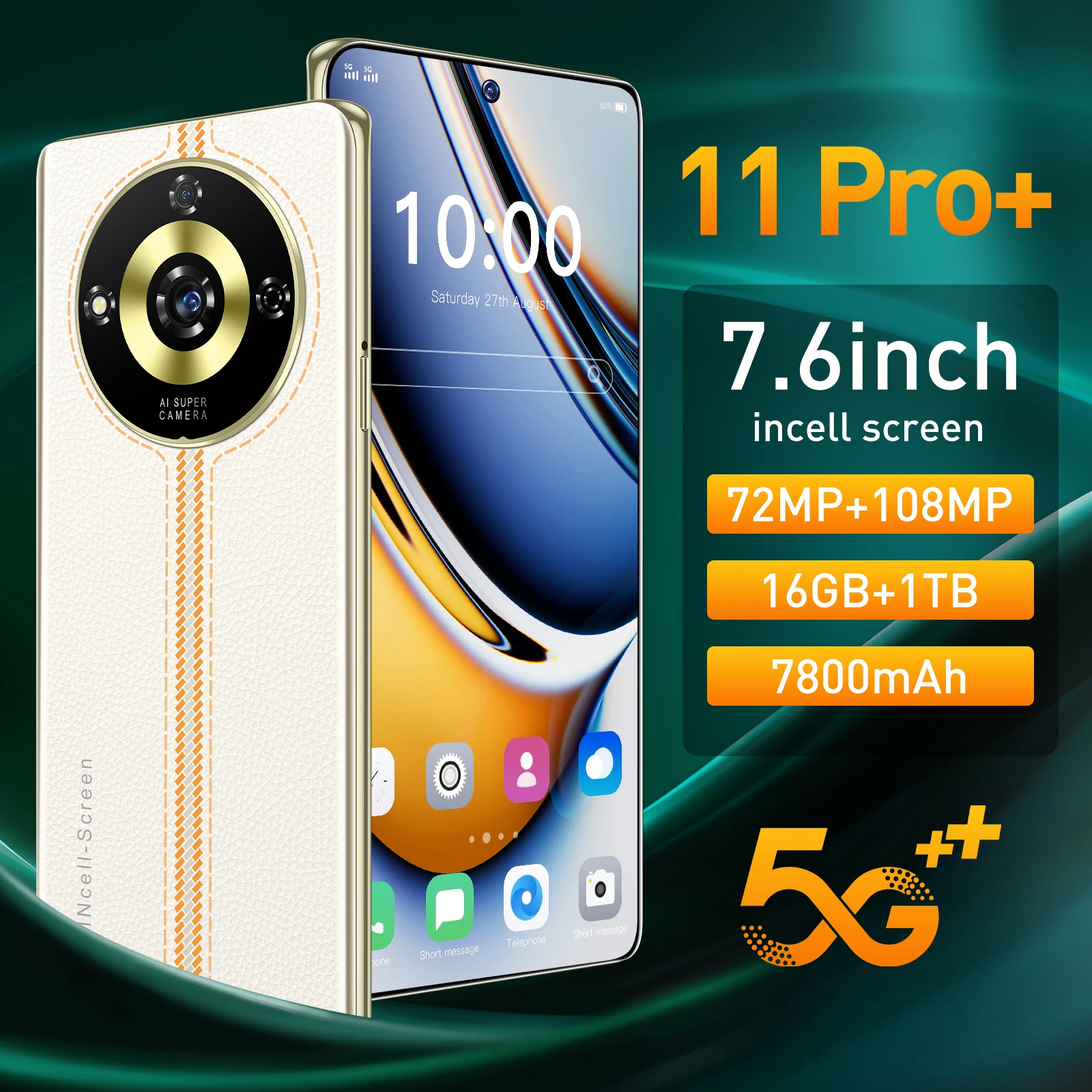 Desbloqueado-11-Pro-Smartphone-5G-7-3-HD-Celulares-Face-ID-Android-14 ...