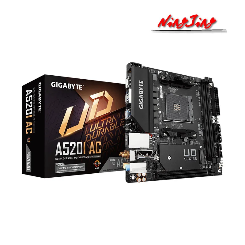 Gigabyte New Ga A520m Aorus Elite A520 Micro Atx Amd A520 Ddr4 M.2 Rgb ...