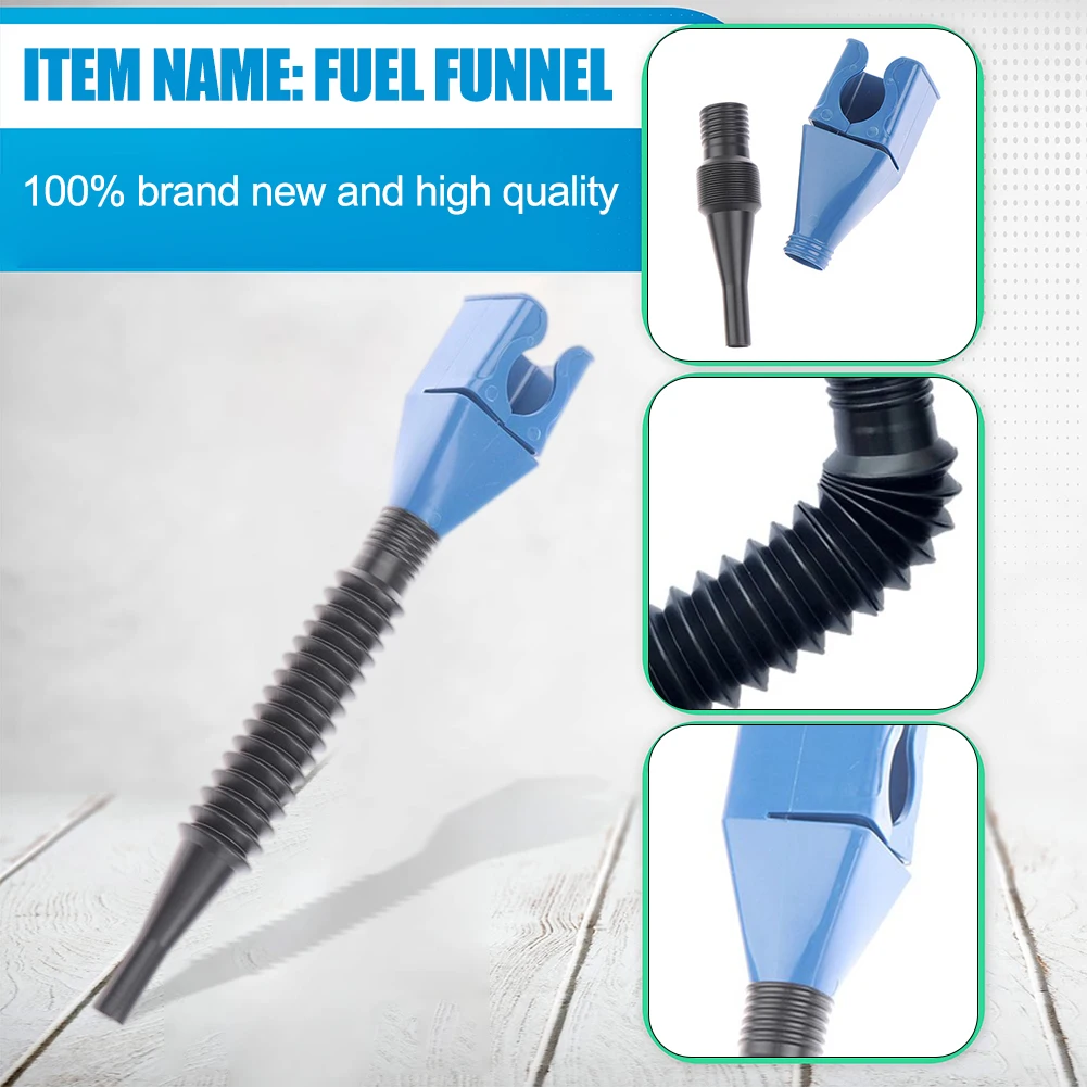 Plastic-Car-Fuel-Refueling-Funnel-Auto-Gasoline-Oil-Funnel-Detachable ...