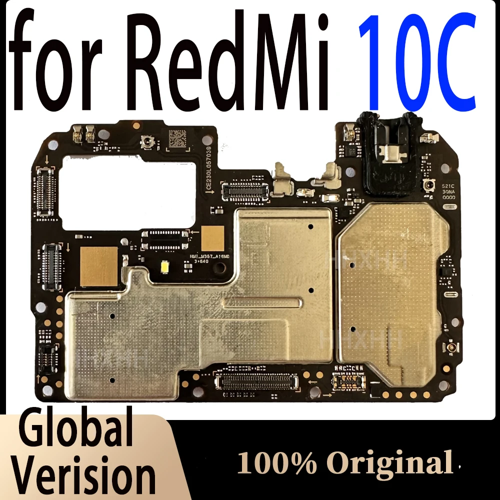 64G-128GB-Mainboard-MB-For-Xiaomi-Redmi-10C-Motherboard-PCB-Module ...